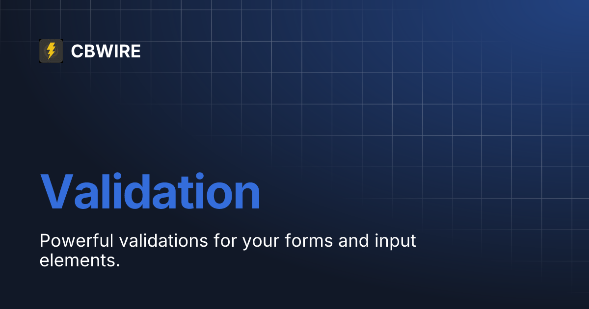 Validation | CBWIRE